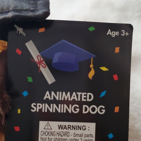 Other | Graduation Animated Spinning Dog Plushie | Poshmark